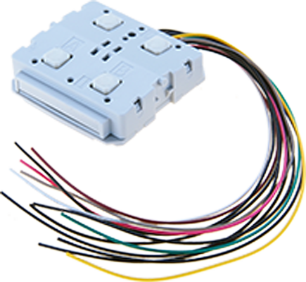Weinzierl, KNX TP Push Button Insert 420 secure Binary Input 4-fold, 5385 – DEFI TECHNIQUE